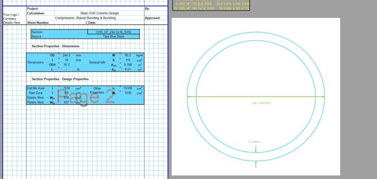 Steel Column Design Spreadsheet - CivilWeb Spreadsheets