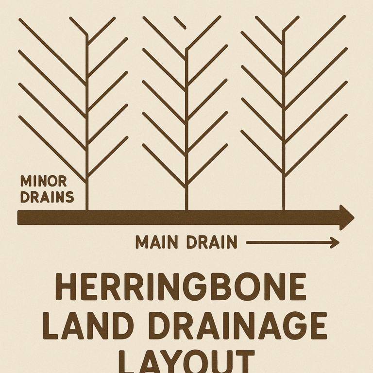 Herringbone Land Drainage System - CivilWeb Spreadsheets